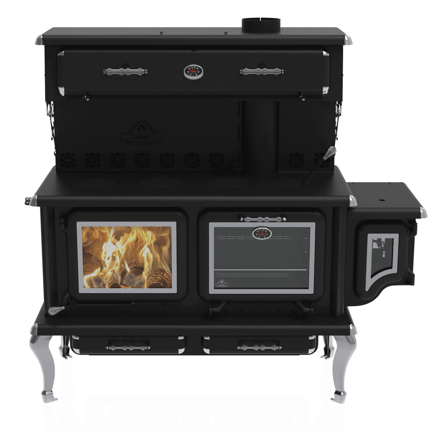 J.A. Roby Newton LX Wood Burning Cookstove | The Cabin Depot