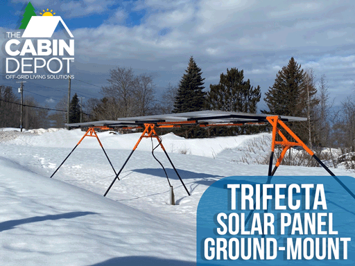 Trifecta 6-Panel Ground Mount Kit | Cabin Depot Canada — The Cabin Depot